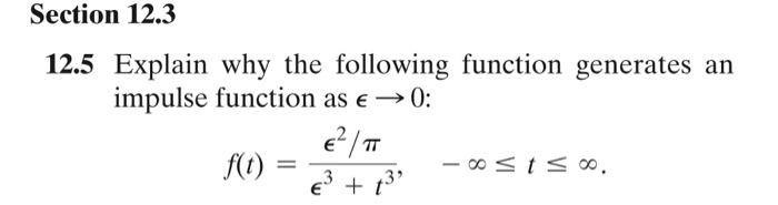 Solved 12.5 Explain why the following function generates an | Chegg.com
