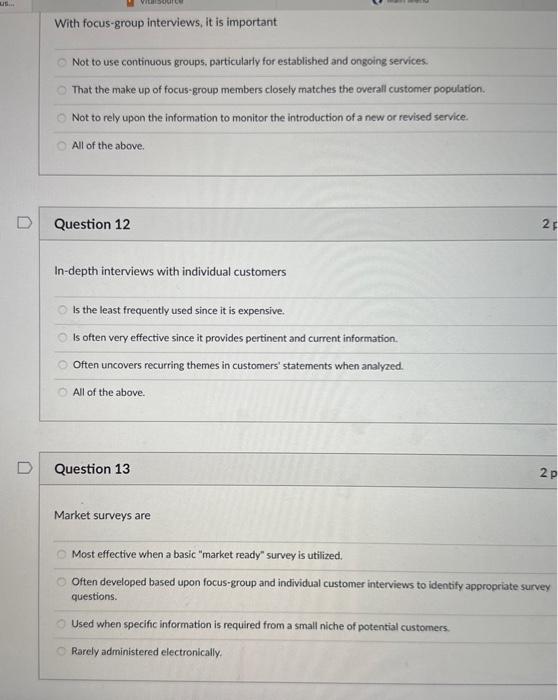 Solved With focus-group interviews, it is important Not to | Chegg.com