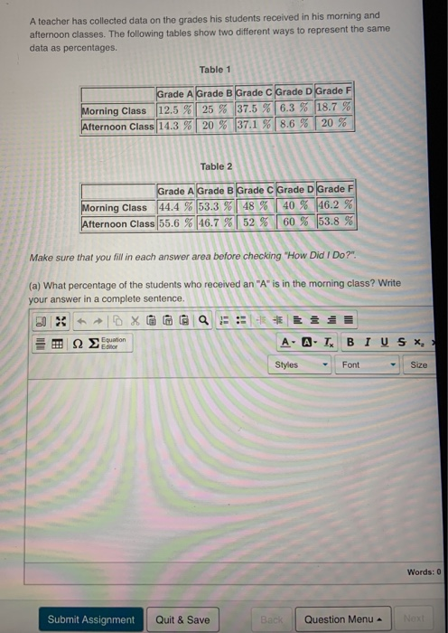 Solved A teacher has collected data on the grades his | Chegg.com