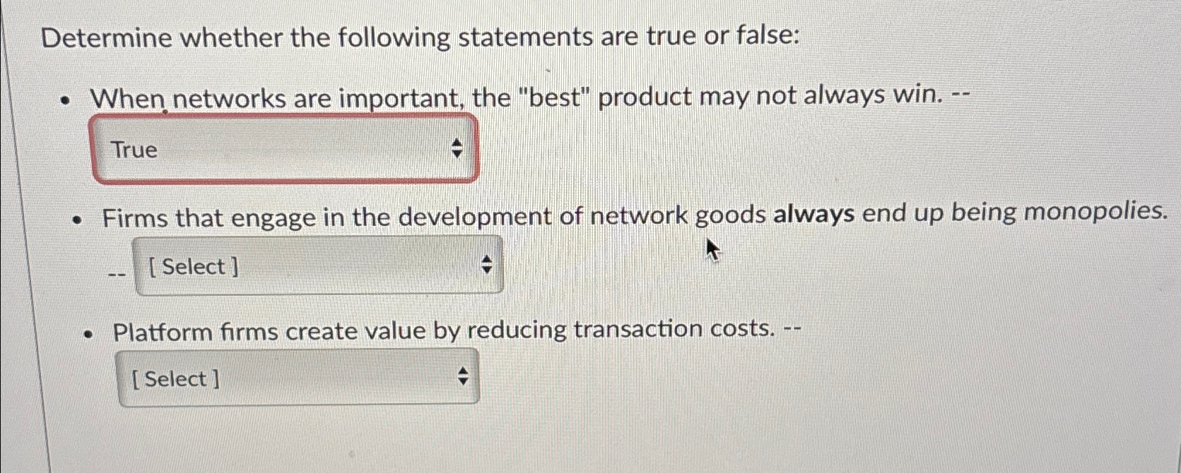 Solved Determine whether the following statements are true | Chegg.com
