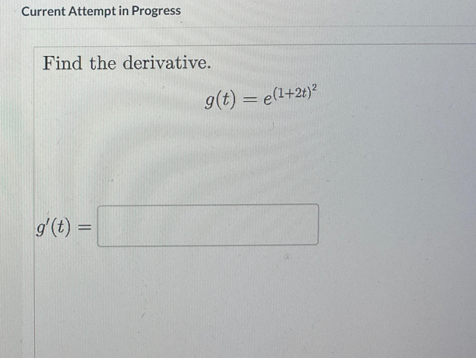 Solved Current Attempt in ProgressFind the | Chegg.com