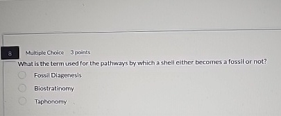 Solved Multiple Choice 3 ﻿pointsWhat is the term used for | Chegg.com