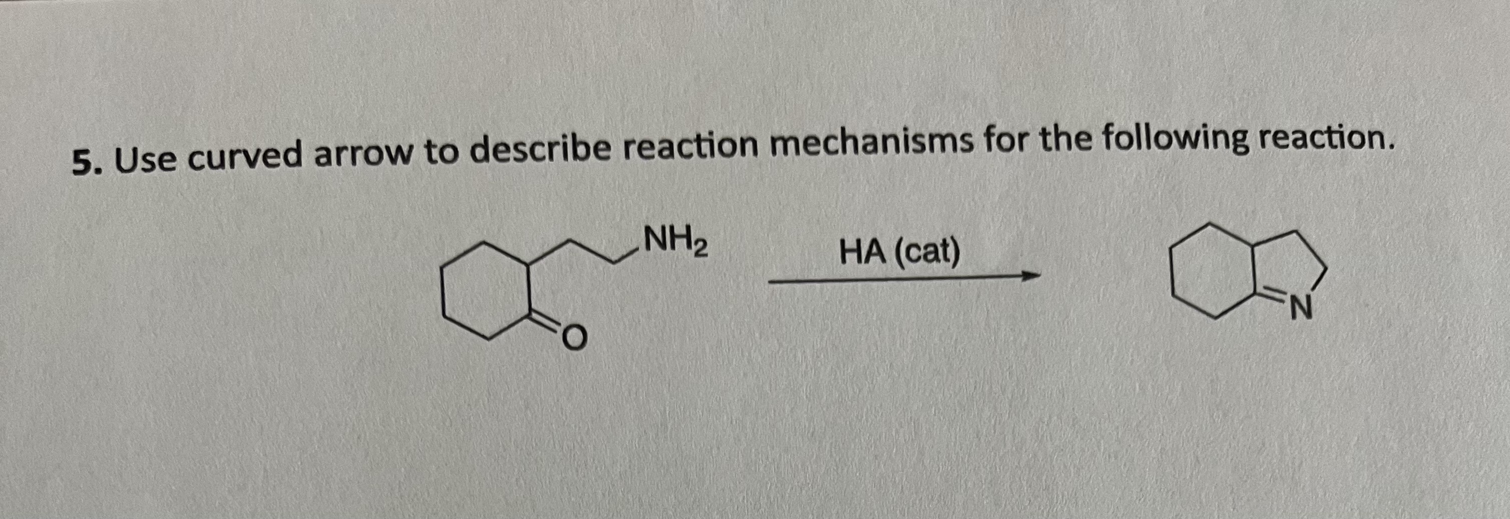 Solved 5. ﻿Use curved arrow to describe reaction mechanisms | Chegg.com