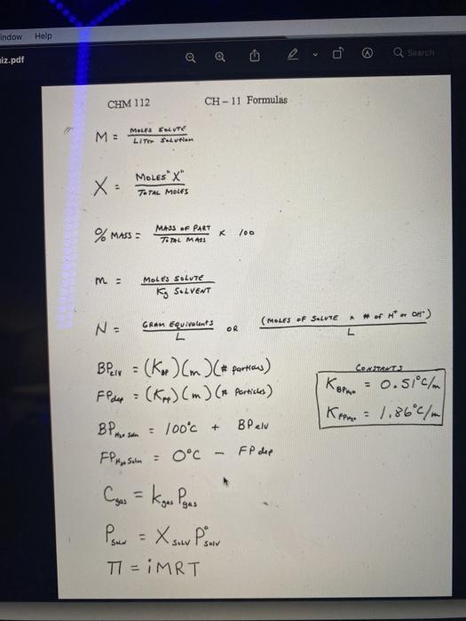 Solved 19. Calculate the normality of a solution that | Chegg.com