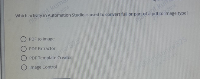 Solved Which activity in Automation Studio is used to | Chegg.com