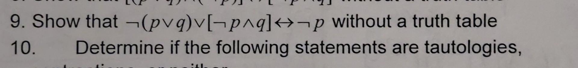 Solved For number 9 we are supposed to solve the proof | Chegg.com