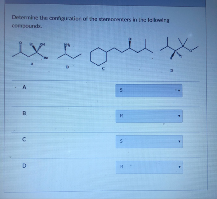Solved R and S Configuration. can you please help with this | Chegg.com