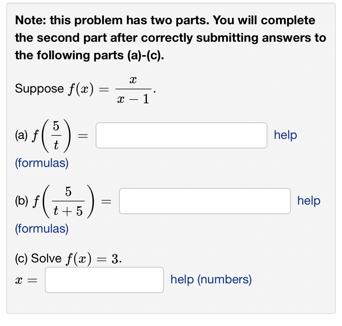 Solved Note: this problem has two parts. You will complete | Chegg.com Solved Note: this problem has two parts. You will complete | Chegg.com