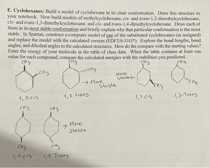 Solved C. cyclohexane briefly explain why that particular | Chegg.com