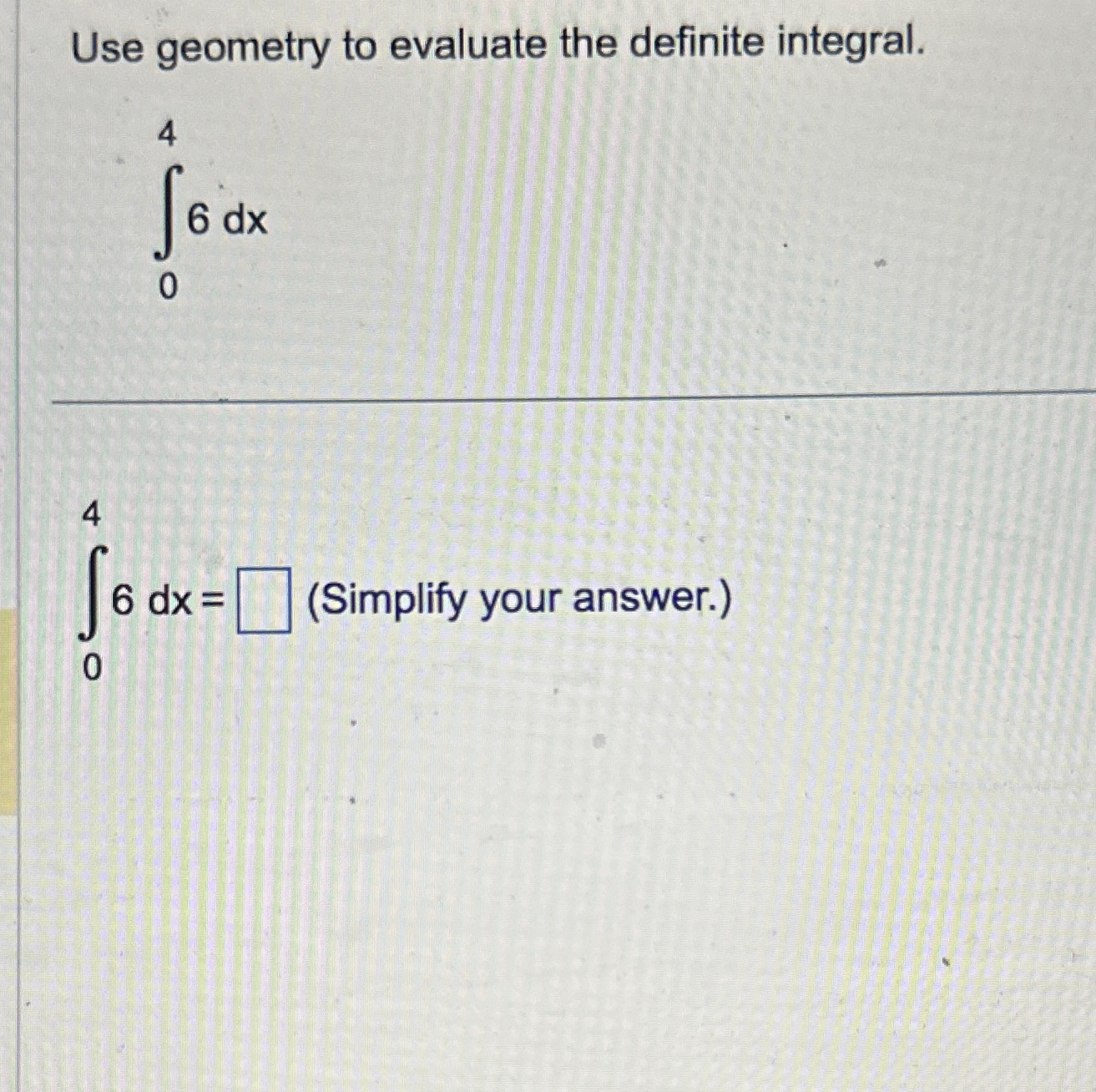 Solved Use geometry to evaluate the definite | Chegg.com