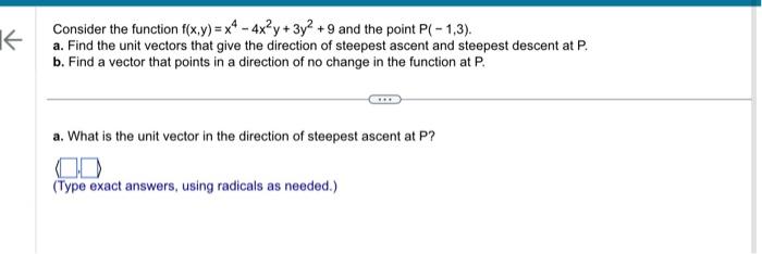 Solved Consider the function f(x,y)=x4−4x2y+3y2+9 and the | Chegg.com