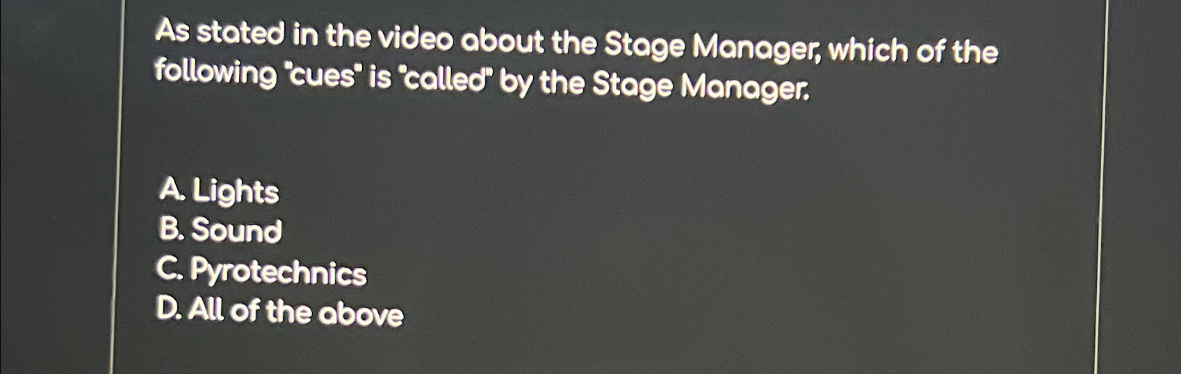 Solved As stated in the video about the Stoge Manager, which | Chegg.com