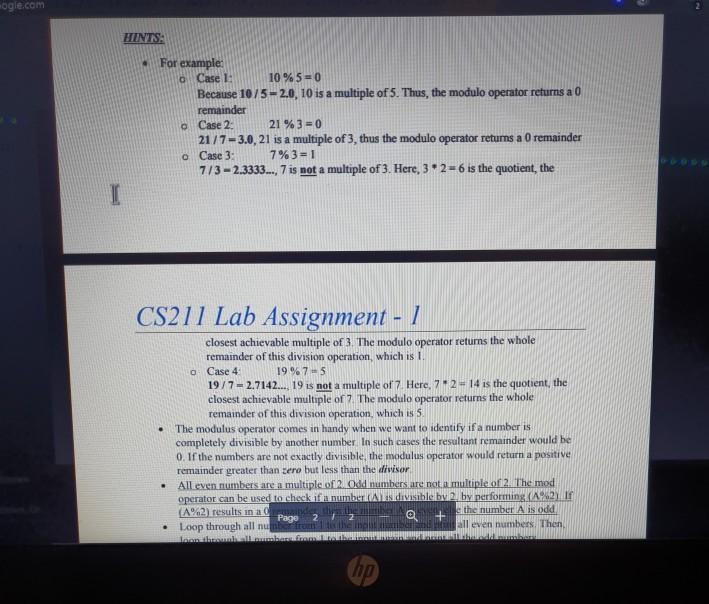 Solved CS21] Lab Assignment - 1 Write a CH+ program which | Chegg.com