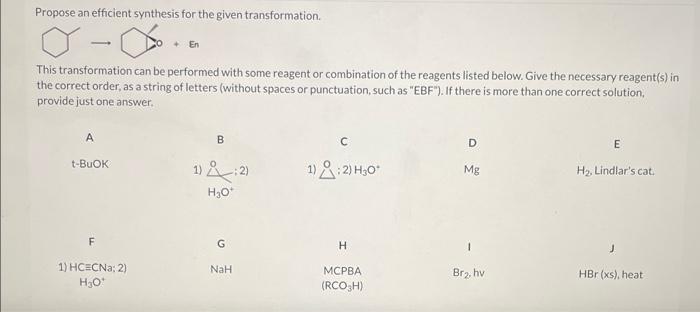 Solved Propose an efficient syn thesis for the given | Chegg.com
