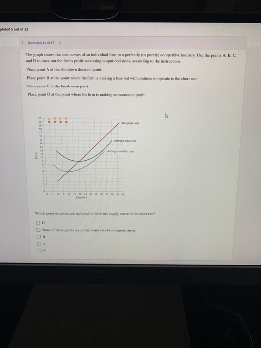 Solved pleted out of 13 The graph | Chegg.com