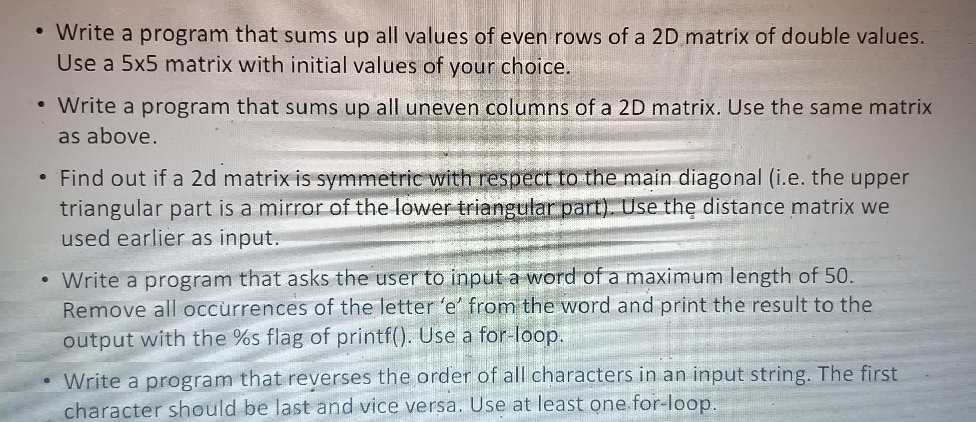 Solved - Write a program that sums up all values of even | Chegg.com
