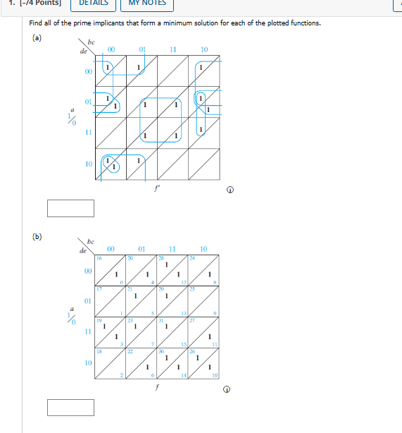 Solved Find all of the prime implicants that form a minimum | Chegg.com