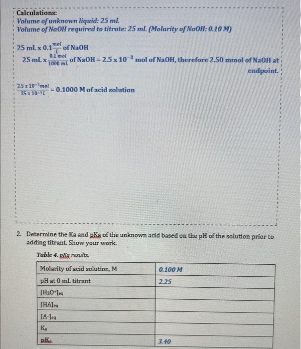 Solved Are my calculations for the first table correct? and | Chegg.com