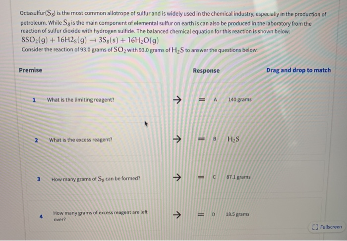 Solved Octasulfur(Sg) is the most common allotrope of sulfur | Chegg.com