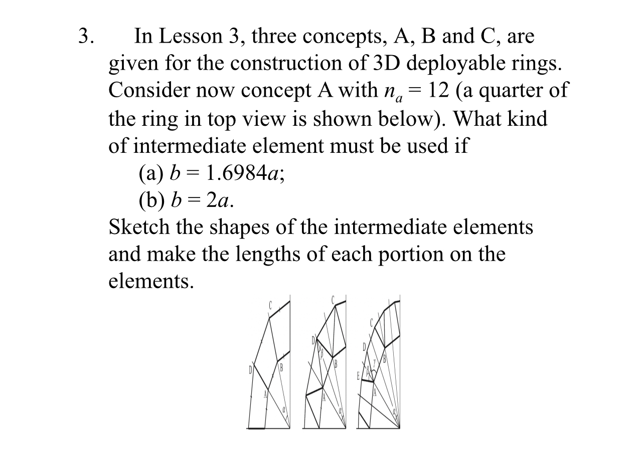 Solved In Lesson 3, ﻿three concepts, A, ﻿B and C, ﻿are given | Chegg.com