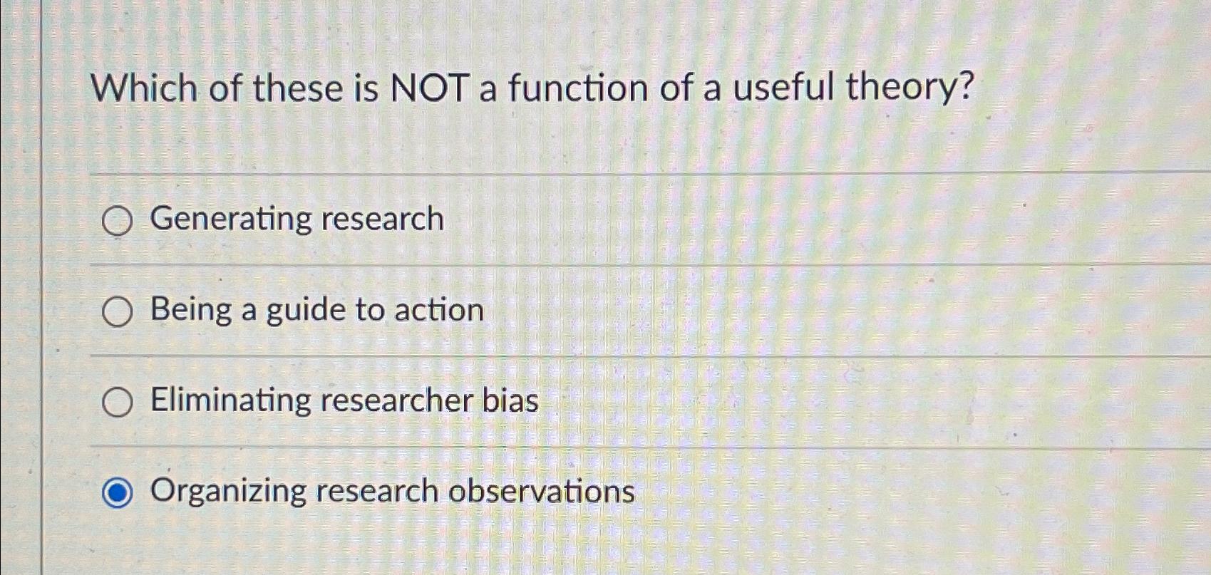 Solved Which of these is NOT a function of a useful | Chegg.com