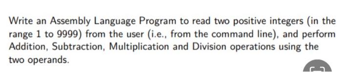 Solved need assembly language program for three questions | Chegg.com