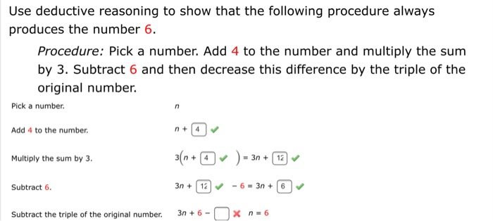 Solved Use deductive reasoning to show that the following | Chegg.com