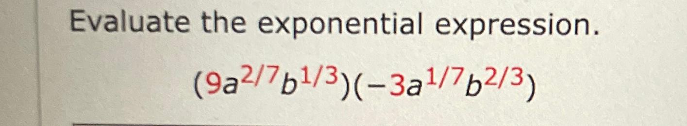 Solved Evaluate the exponential | Chegg.com