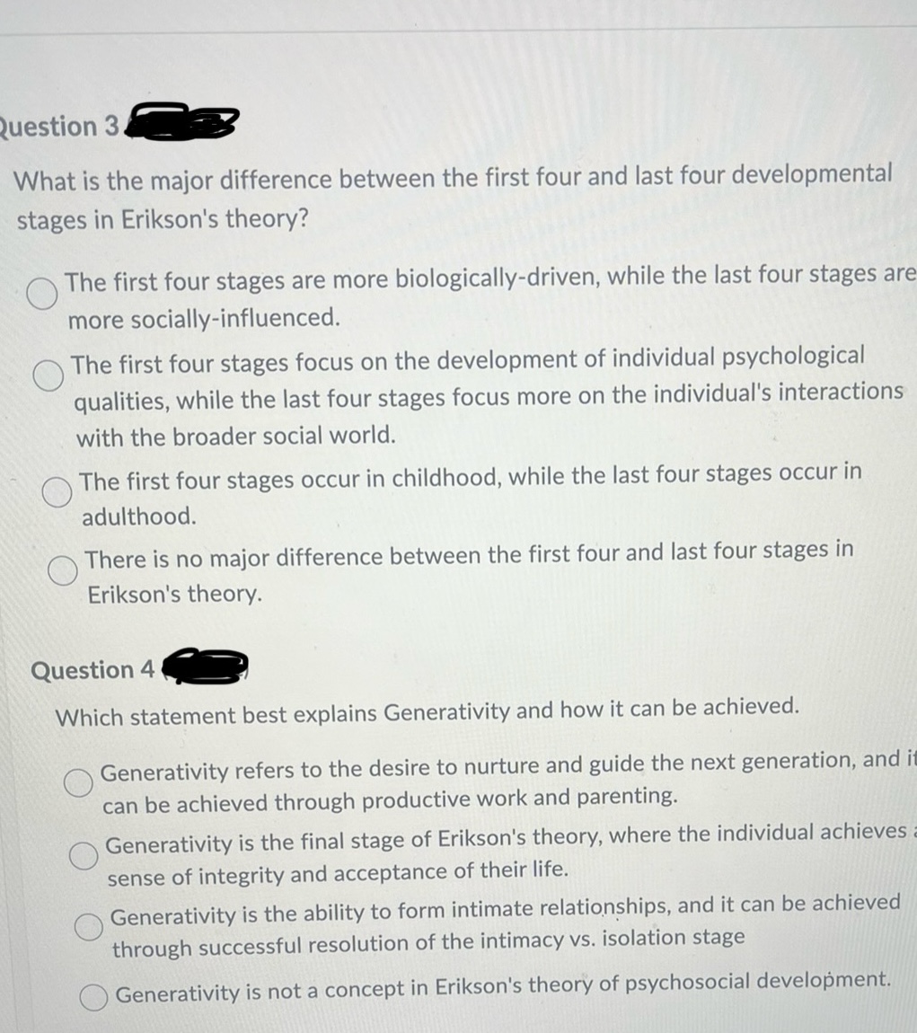 Solved Question 3What is the major difference between the | Chegg.com