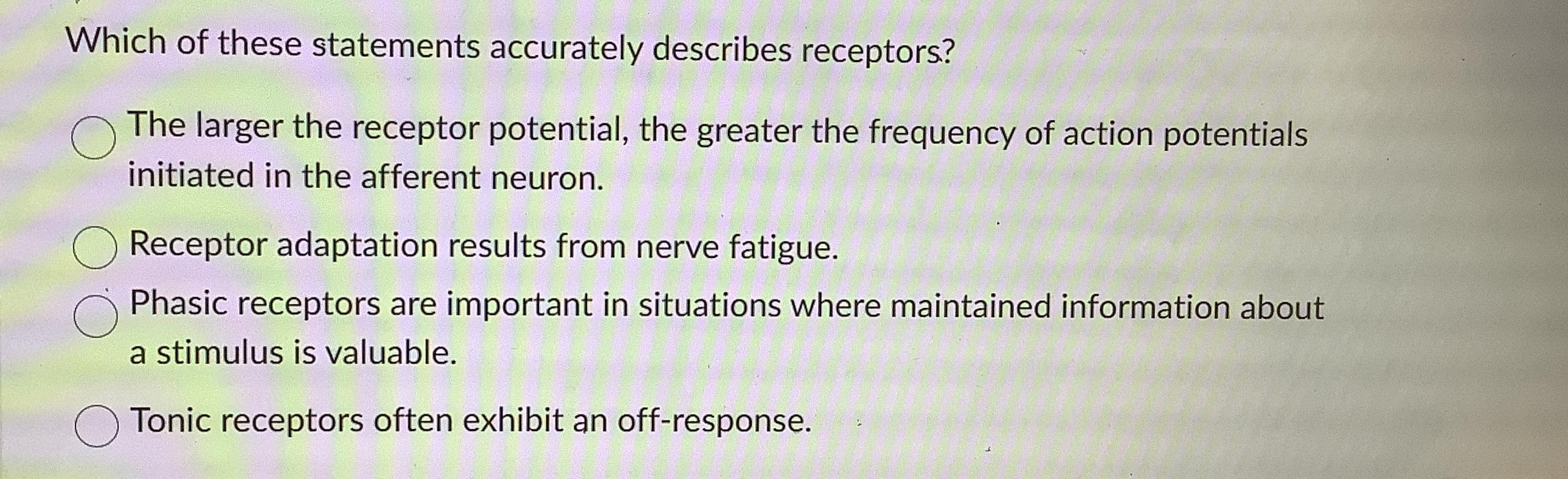 Solved Which of these statements accurately describes | Chegg.com