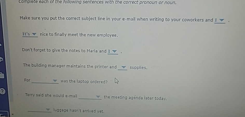 Solved Complete each of the following sentences with the | Chegg.com