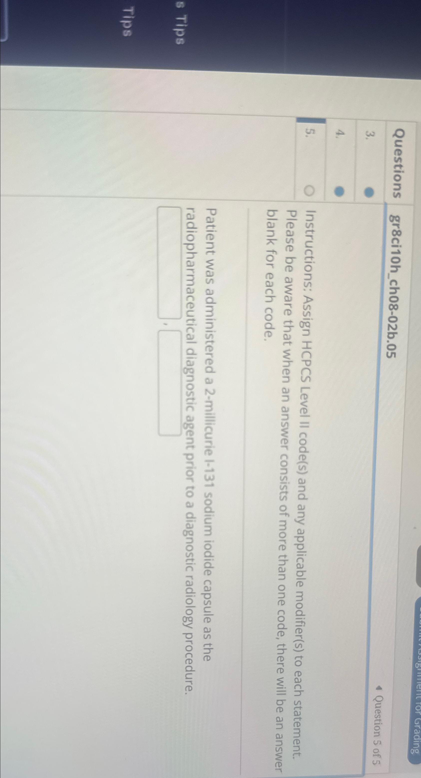 Solved Question | Chegg.com