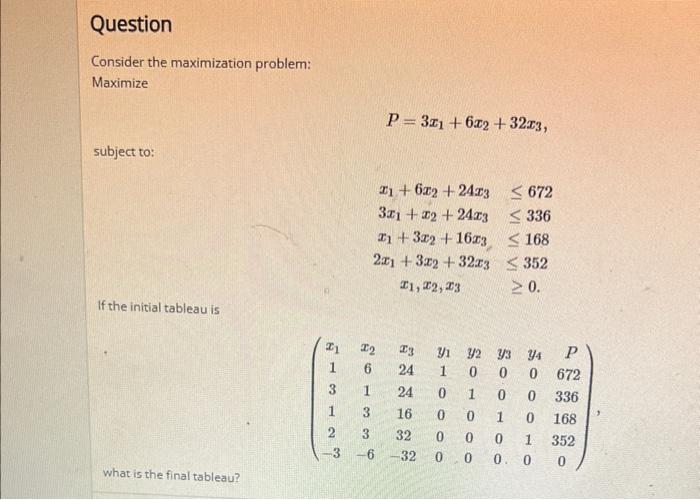 Solved Consider the maximization problem: Maximize | Chegg.com