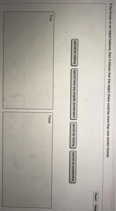 Solved If The Forces On An Object Balance Then It Follows