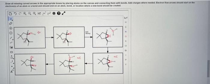 Solved Draw all boxes, reaction arrows, and resonance | Chegg.com