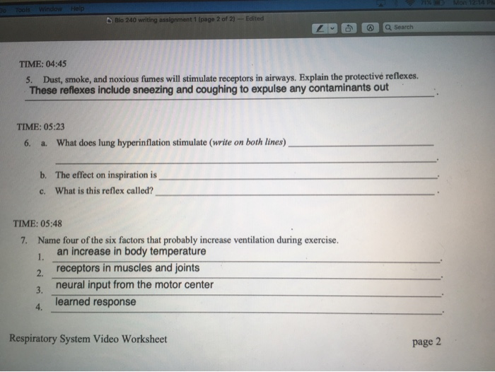 FLOW CHARTS OF OXYGEN FLOW Procedure 5. The Pathway | Chegg.com