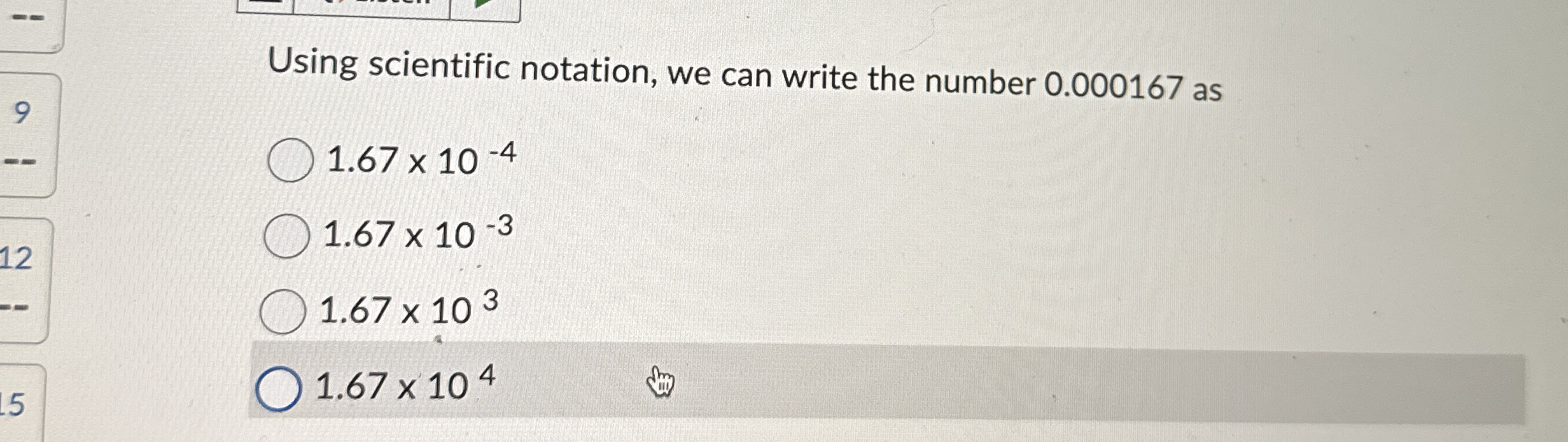 Using scientific notation, we can write the number | Chegg.com