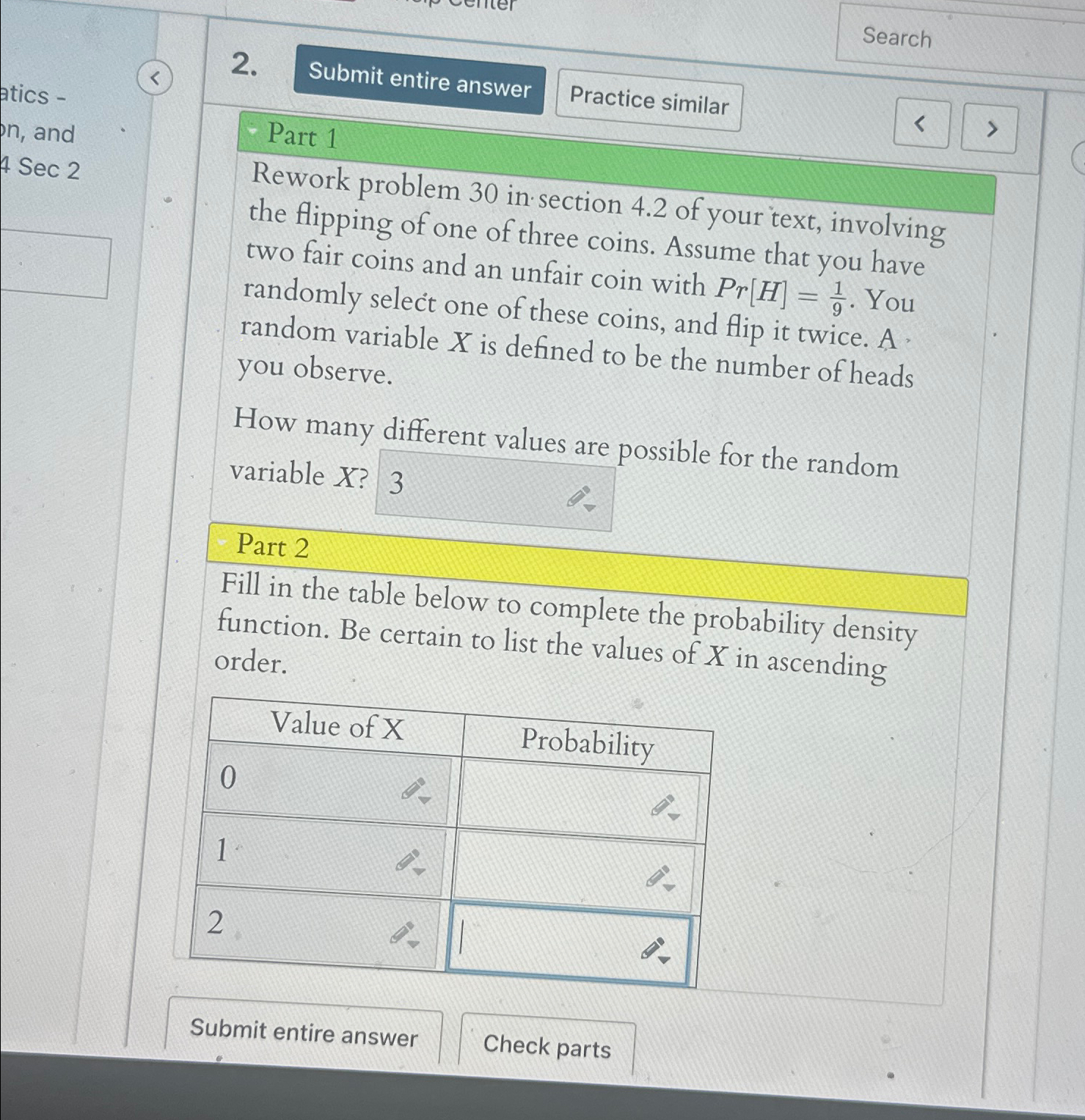 Solved Search2.Practice similarPart 1Rework problem 30 ﻿in | Chegg.com