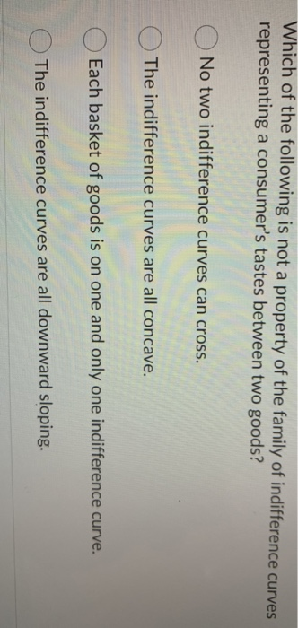 Solved Which of the following is not a property of the | Chegg.com