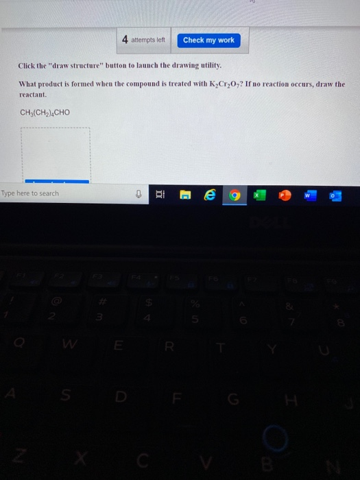 Solved 4 attempts left Check my work Click the "draw | Chegg.com