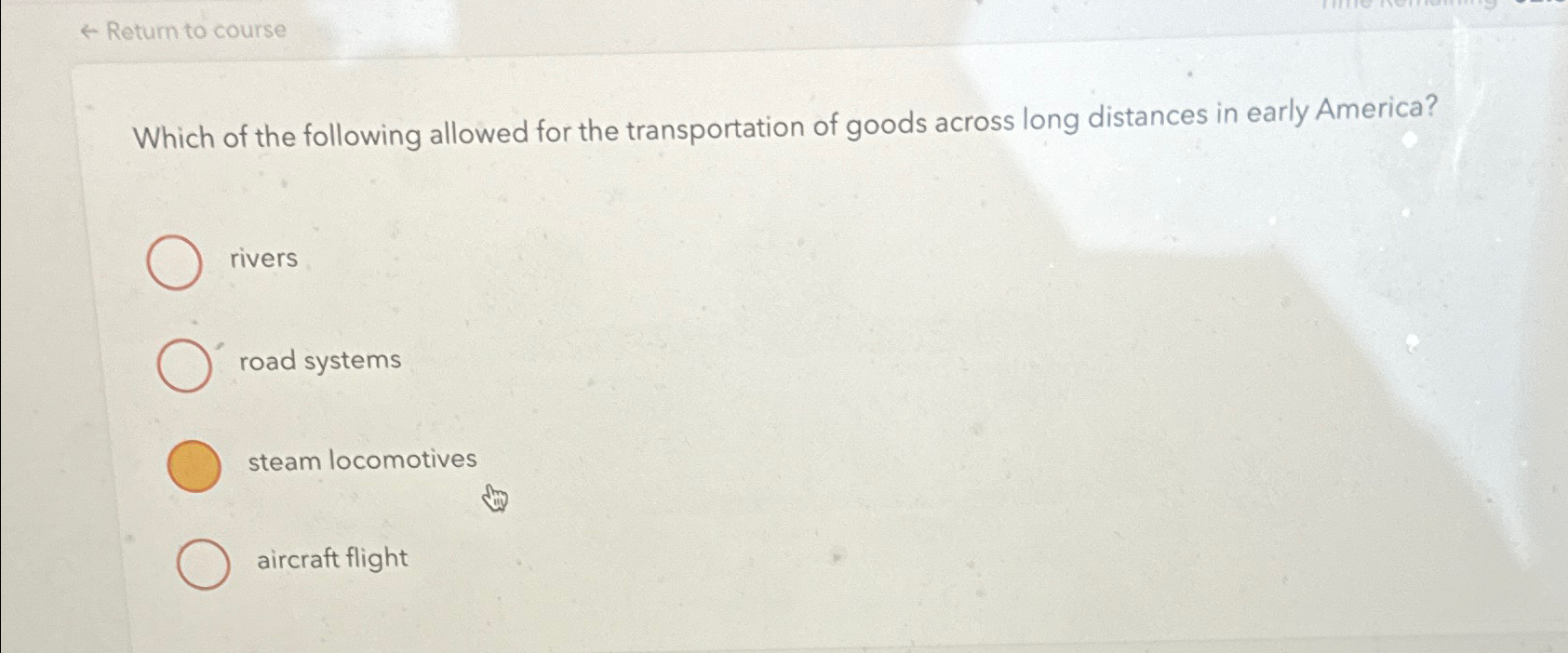 Solved Return to courseWhich of the following allowed for | Chegg.com