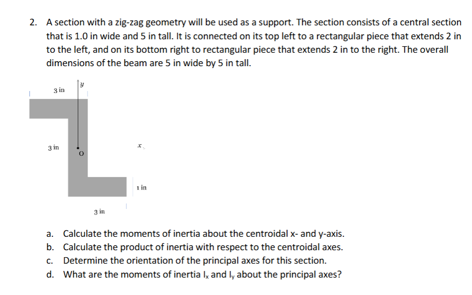 Solved 2. ﻿A section with a zig-zag geometry will be used as | Chegg.com