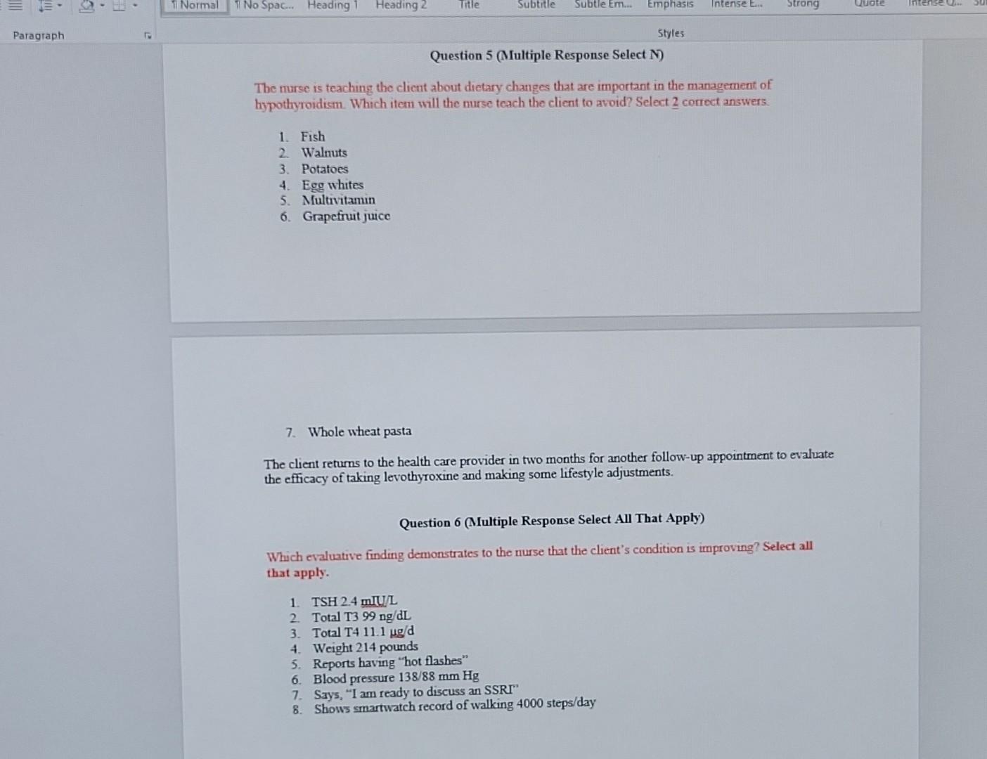 Solved Question 1 Recognize Cues Highlight Text Highlight