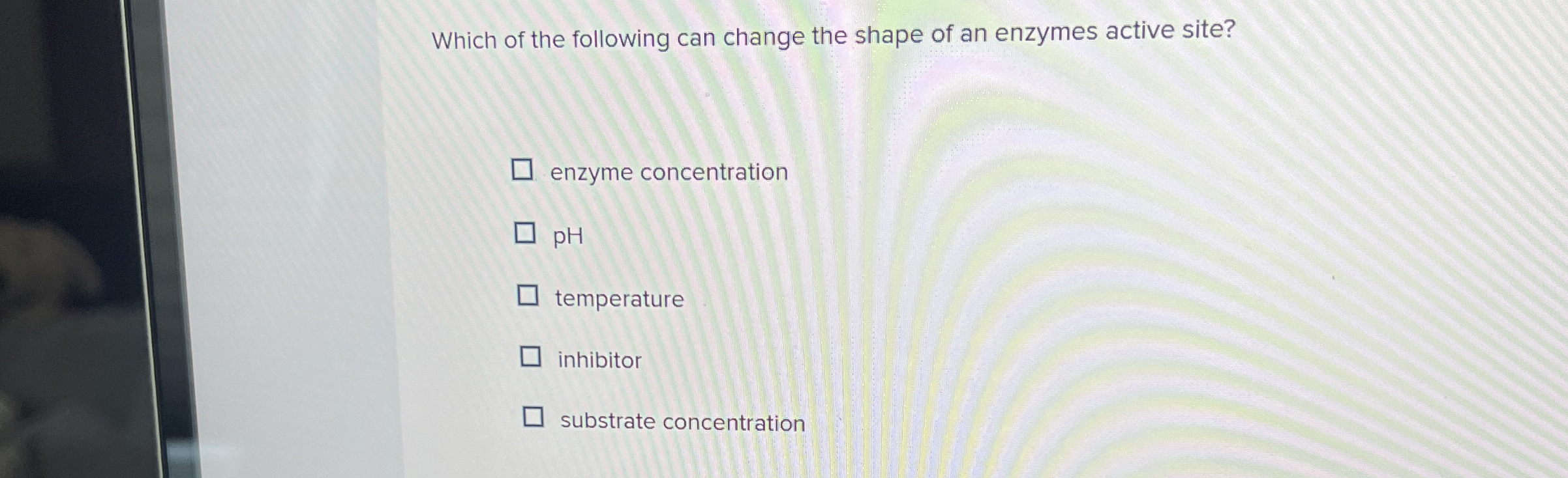 Solved Which of the following can change the shape of an | Chegg.com