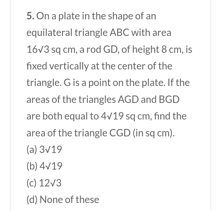 Solved On a plate in the shape of an equilateral triangle | Chegg.com