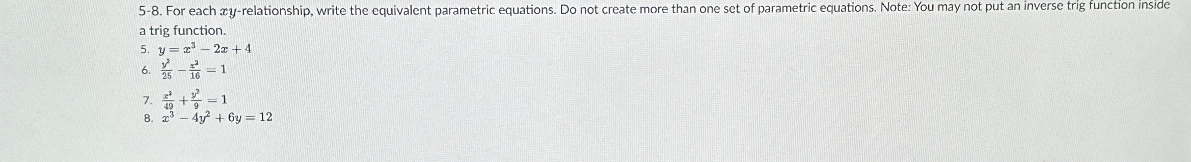 Solved a trig | Chegg.com