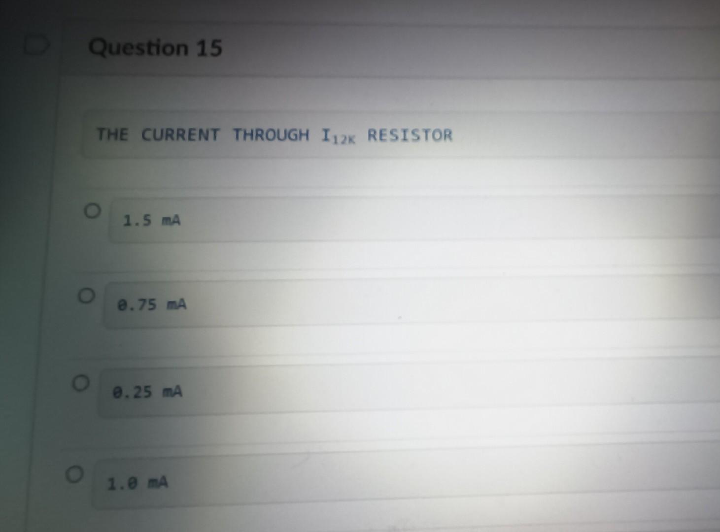 Solved CALCULATE tHE FOLLOWING:THE CURRENT THROUGH I12K | Chegg.com