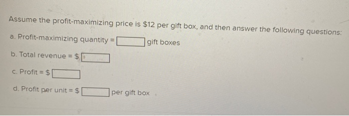 Solved The table below shows cost and revenue information | Chegg.com
