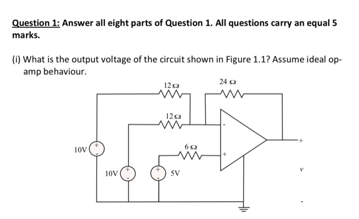 Solved Question 1: Answer all eight parts of Question 1. All | Chegg.com