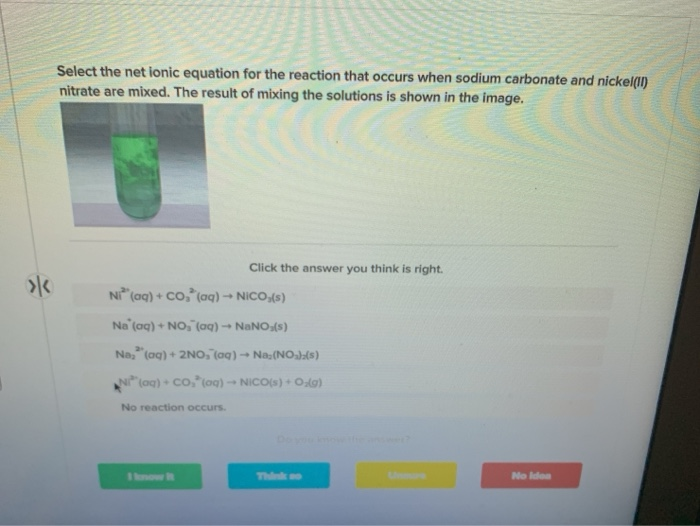 Solved Select the net ionic equation for the reaction that | Chegg.com